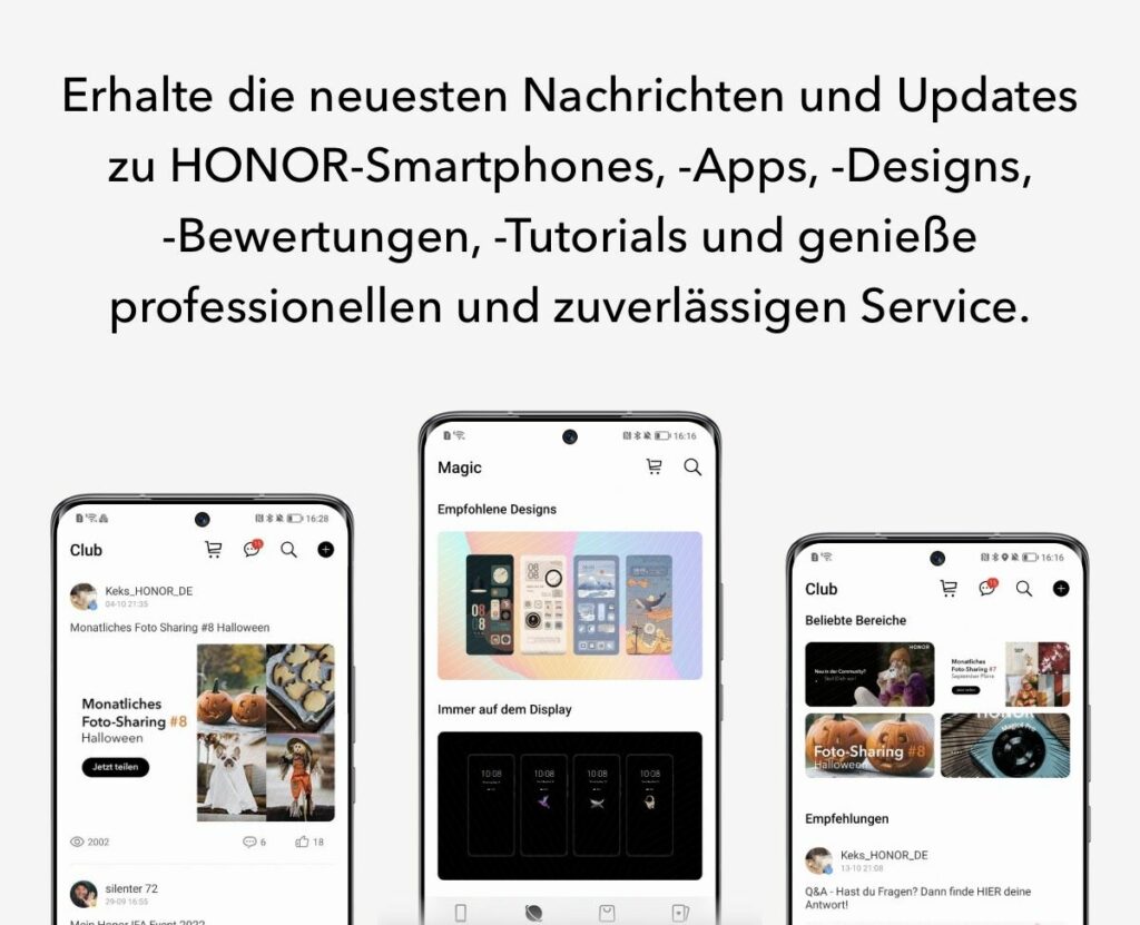 Honor: my Honor App ersetzt die Honor Store App | Appdated